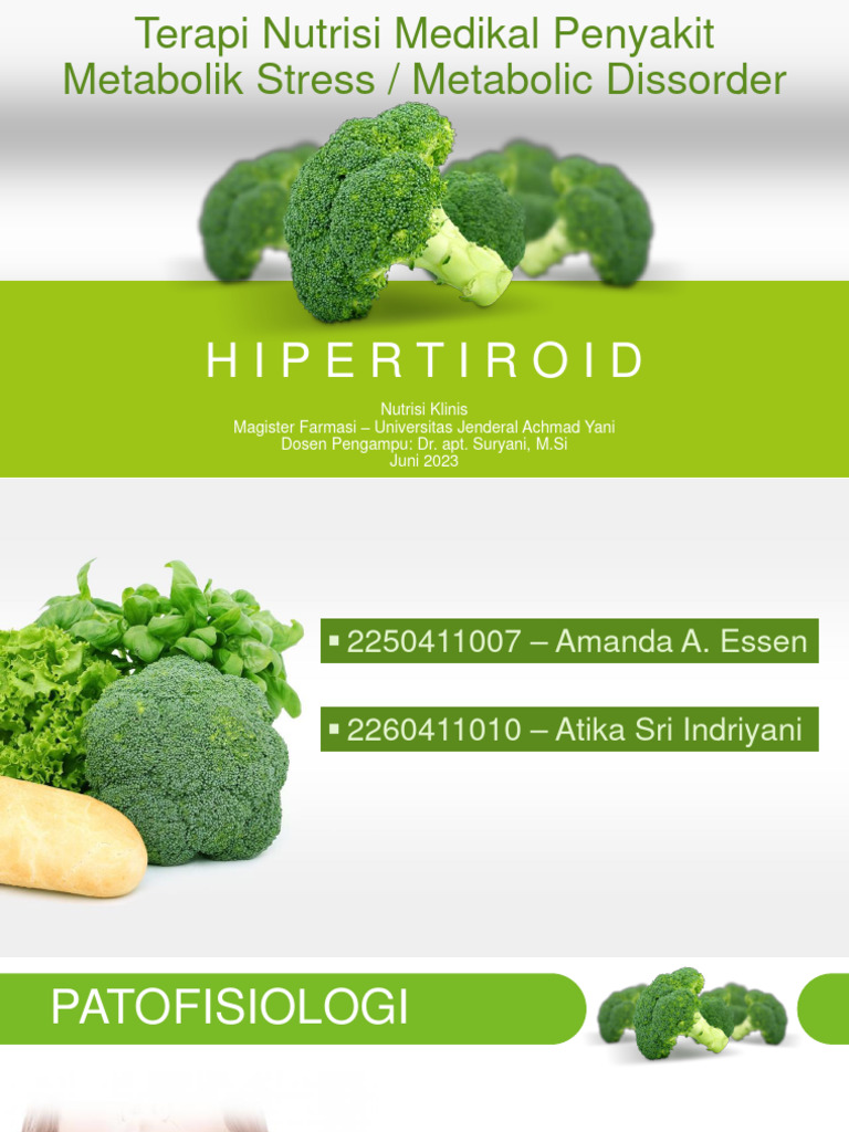 Terapi Nutrisi untuk Hipertiroidisme | PDF