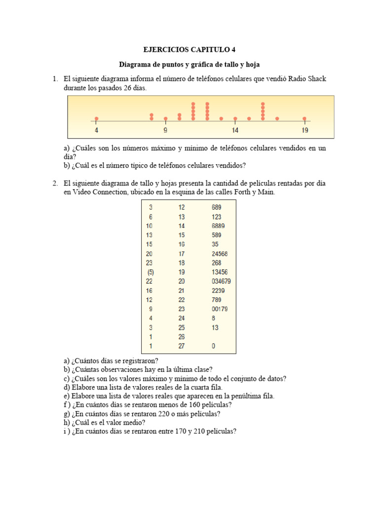 Ejercicios Capitulo 4 - Segundo Aporte | PDF | Cuantil