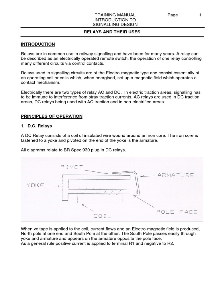 Relays Pdf Relay Inductor