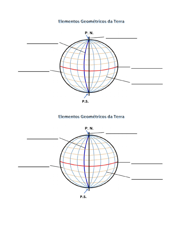 Elementos Geométricos Da Terra | PDF