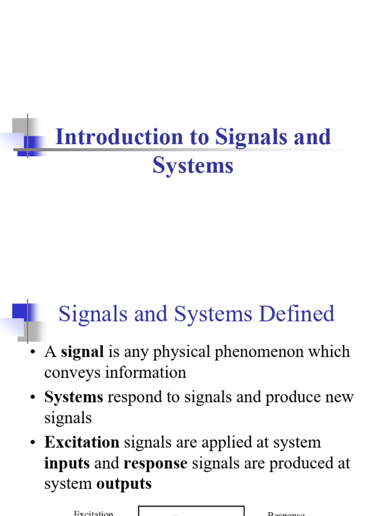 Signal and System | PDF | Discrete Time And Continuous Time | Electrical Engineering