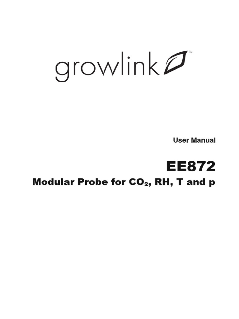Growlink ESM2 EE872 Manual v1.2 | PDF | Calibration | Legal Liability