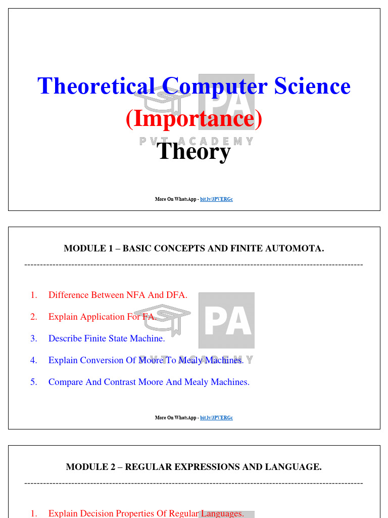 Theoretical Computer Science Theory IMP | PDF | Metalogic | Logic Theoretical Computer Science Theory IMP | PDF | Metalogic | Logic
