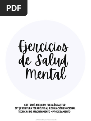 Hojas De Trabajo Divertidas Sobre Salud Mental