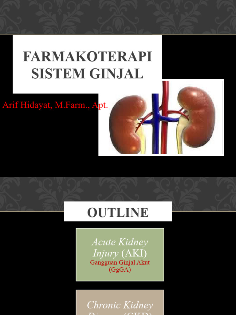 Farmakoterapi Sistem Ginjal | PDF