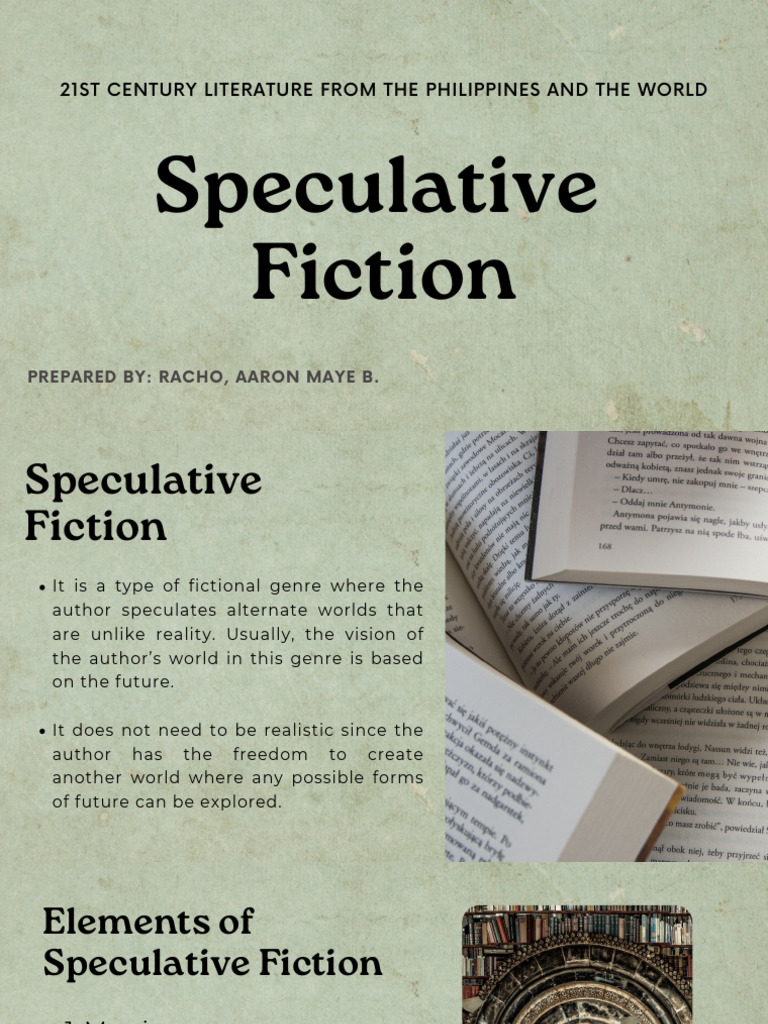 Speculative Fiction | PDF | Utopian And Dystopian Fiction | Alternate ...