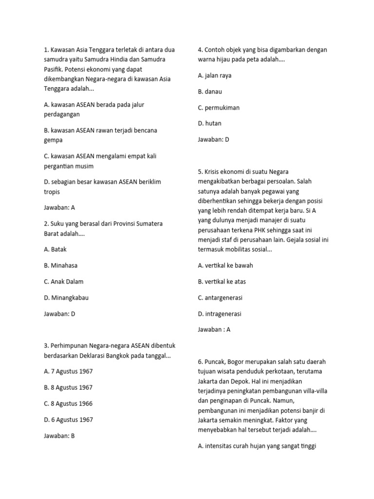 Soal Ips | PDF