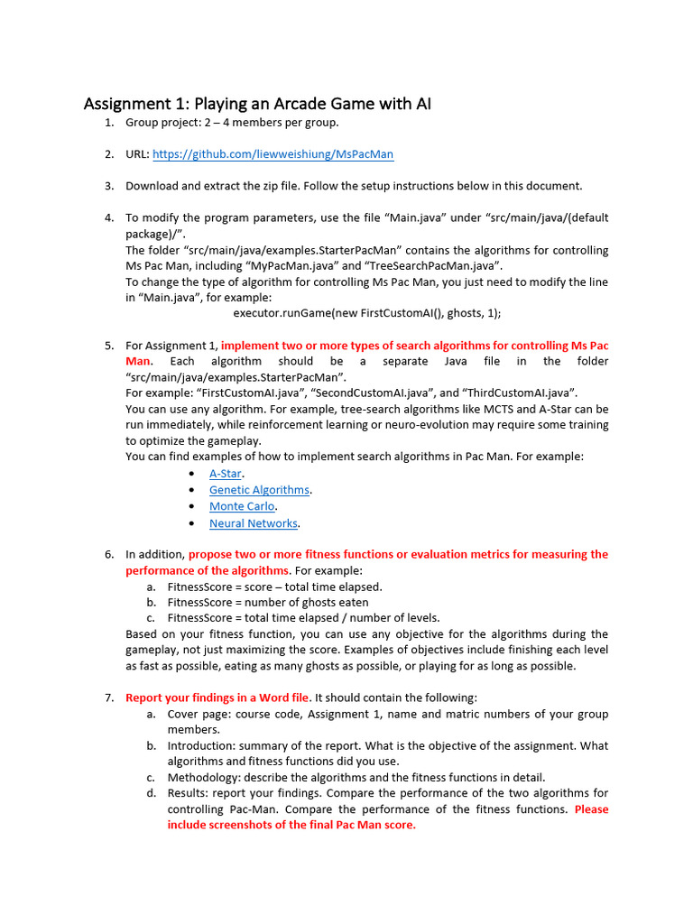 WID3009 Assignment 1 Guidelines | PDF | Java (Programming Language) | Computer Programming