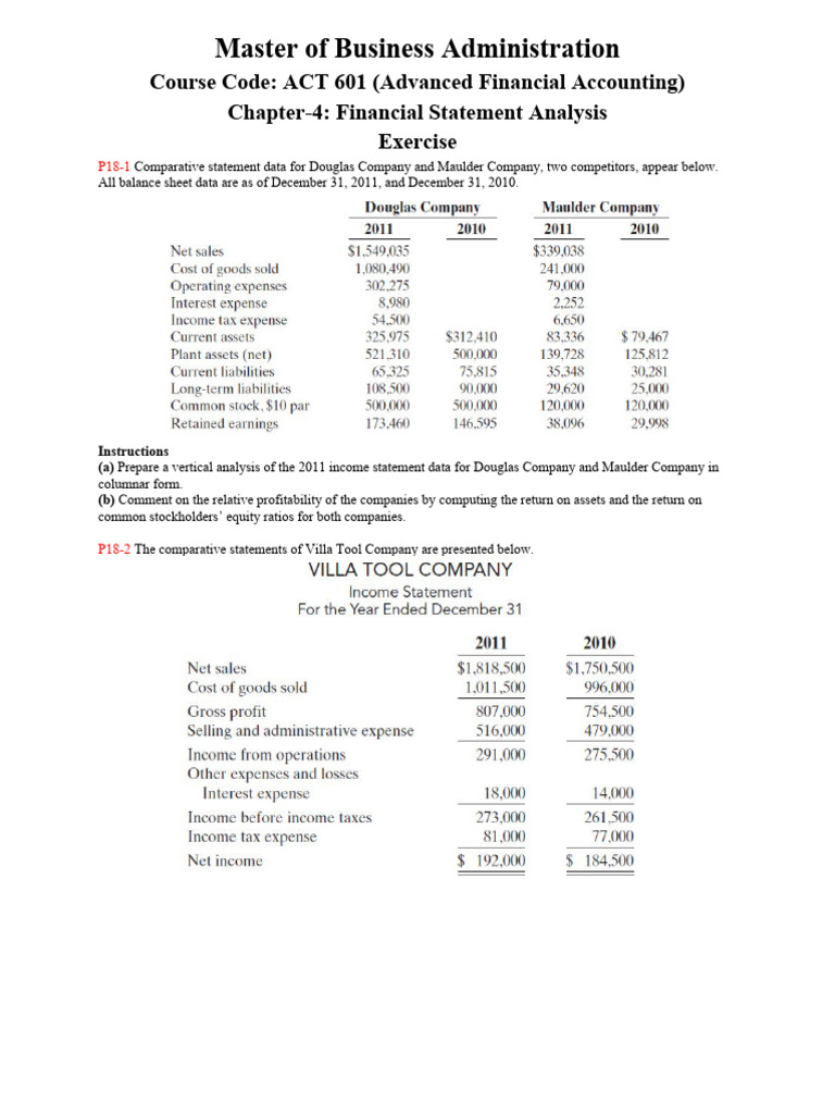 Chap 4 | PDF | Revenue | Equity (Finance)