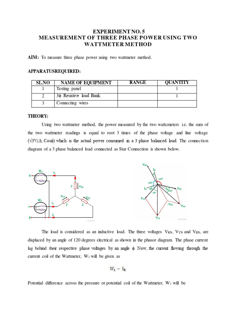 Measurement of Resistance and Inductance of A Choke Coil Using Three ...