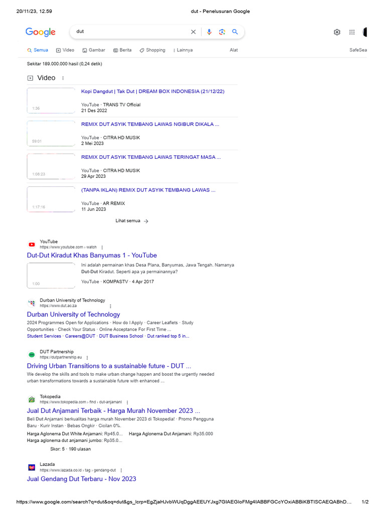 Dut - Penelusuran Google | PDF