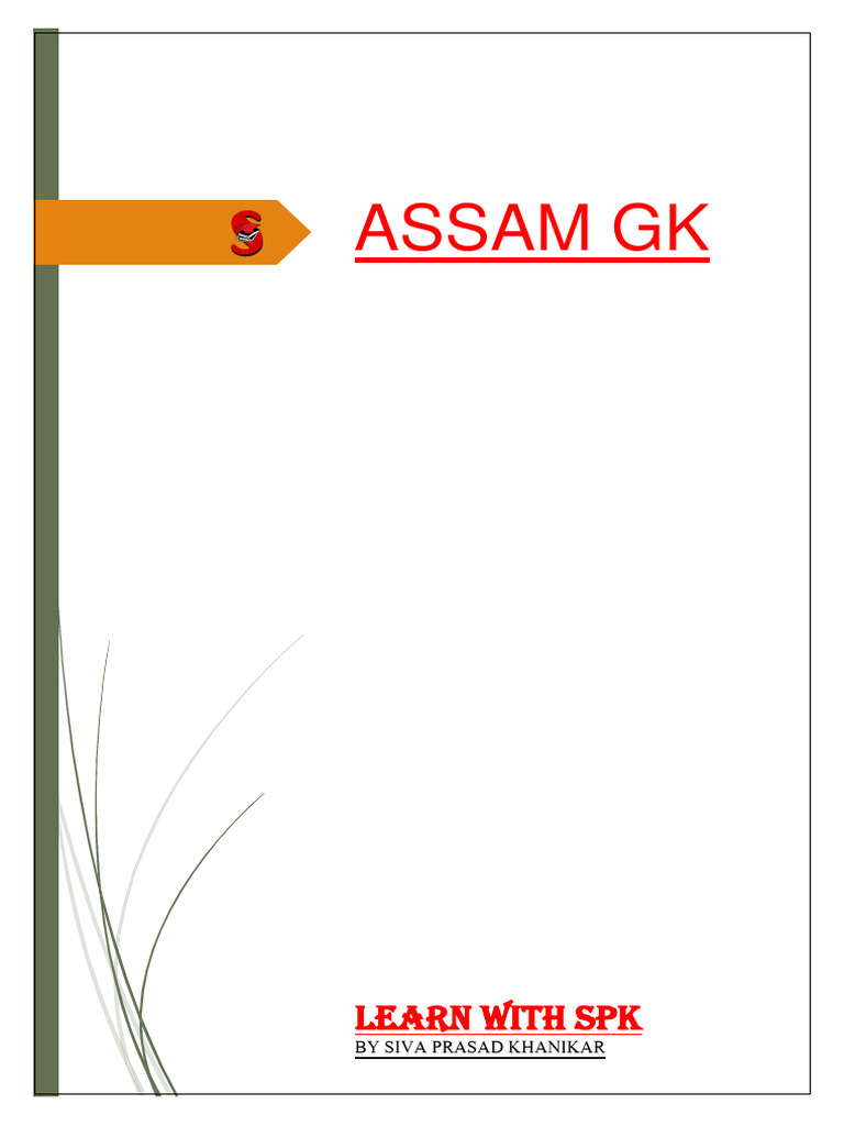Assam GK Most Important Questions | PDF