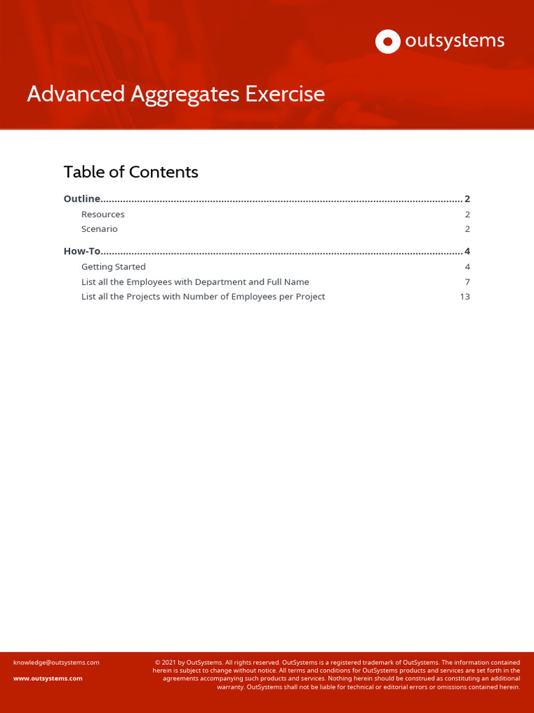 Advanced Aggregates in OutSystems | PDF | Software Engineering | Computing