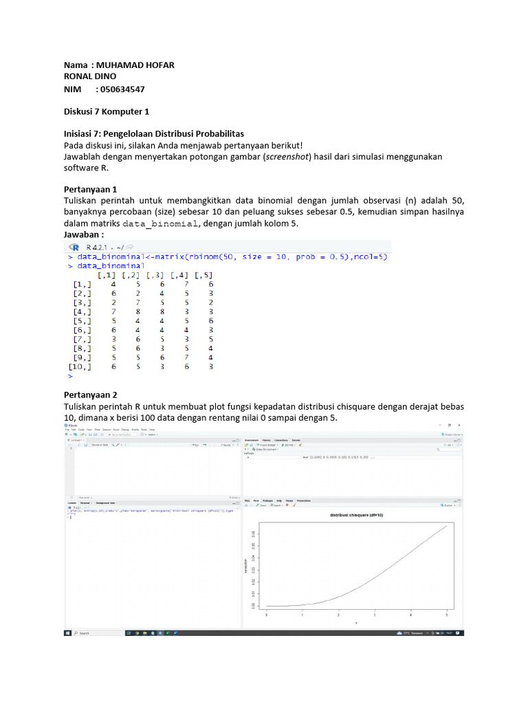 Diskusi 7 SATS4111 Komputer 1 | PDF