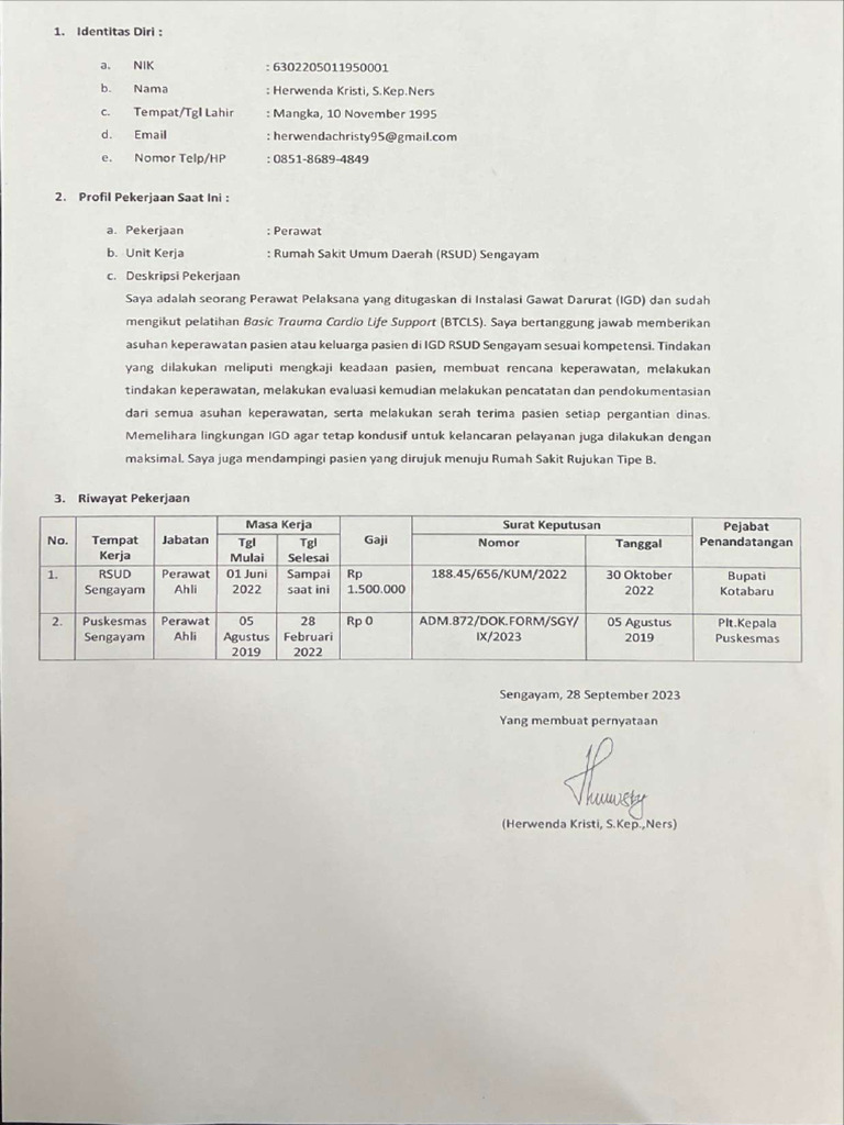 Identitas Wenda 3 | PDF