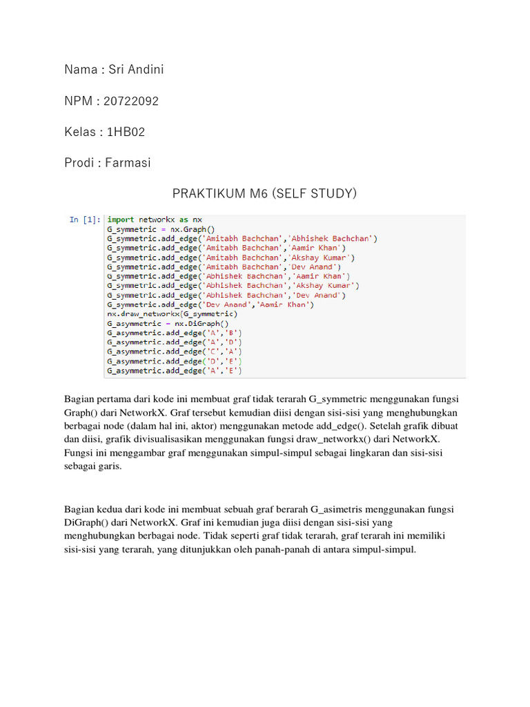 Implementasi Algoritma Kruskal di Python | PDF