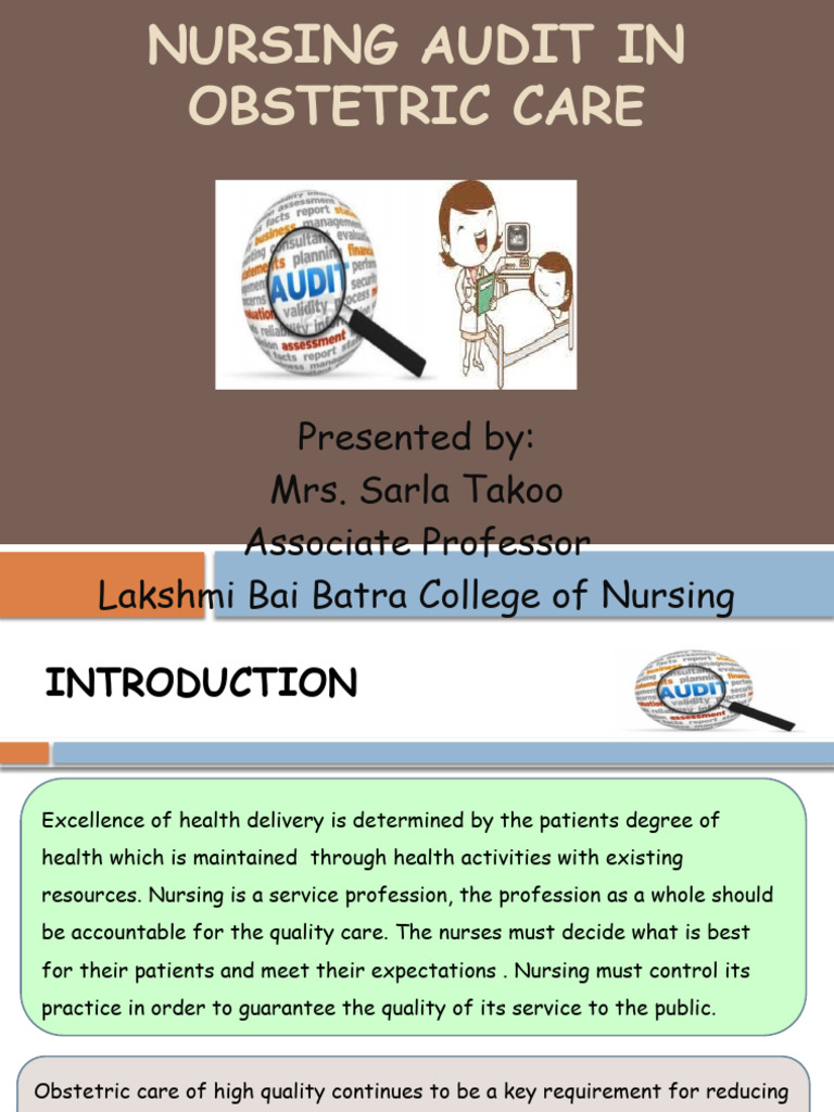 Obstetric Nursing Audit Guide | PDF | Nursing | Childbirth