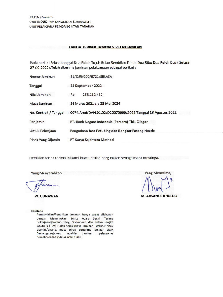 Jamlak-Retubing 2021-AMD2 (Rev) | PDF