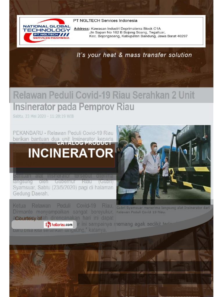 Ngltech Incinerator Mobile | PDF | Incineration | Waste
