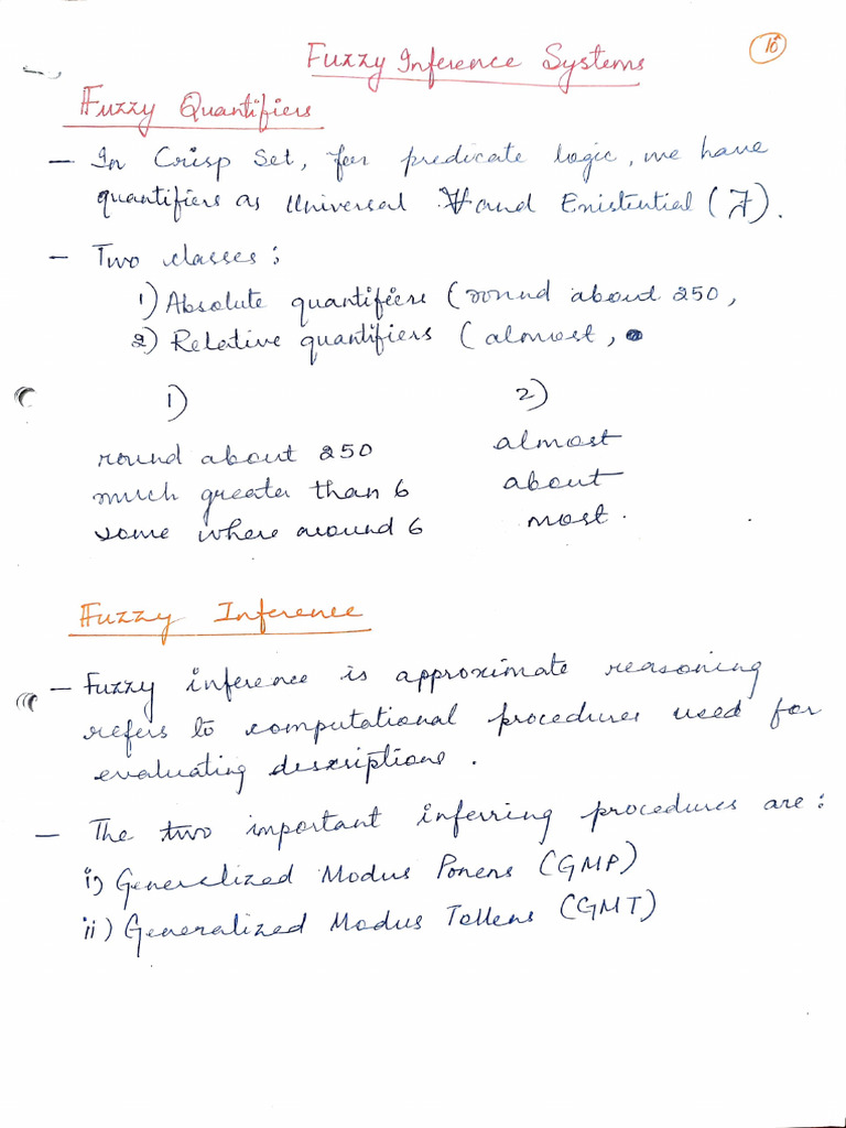 Fuzzy Inference Rules | PDF