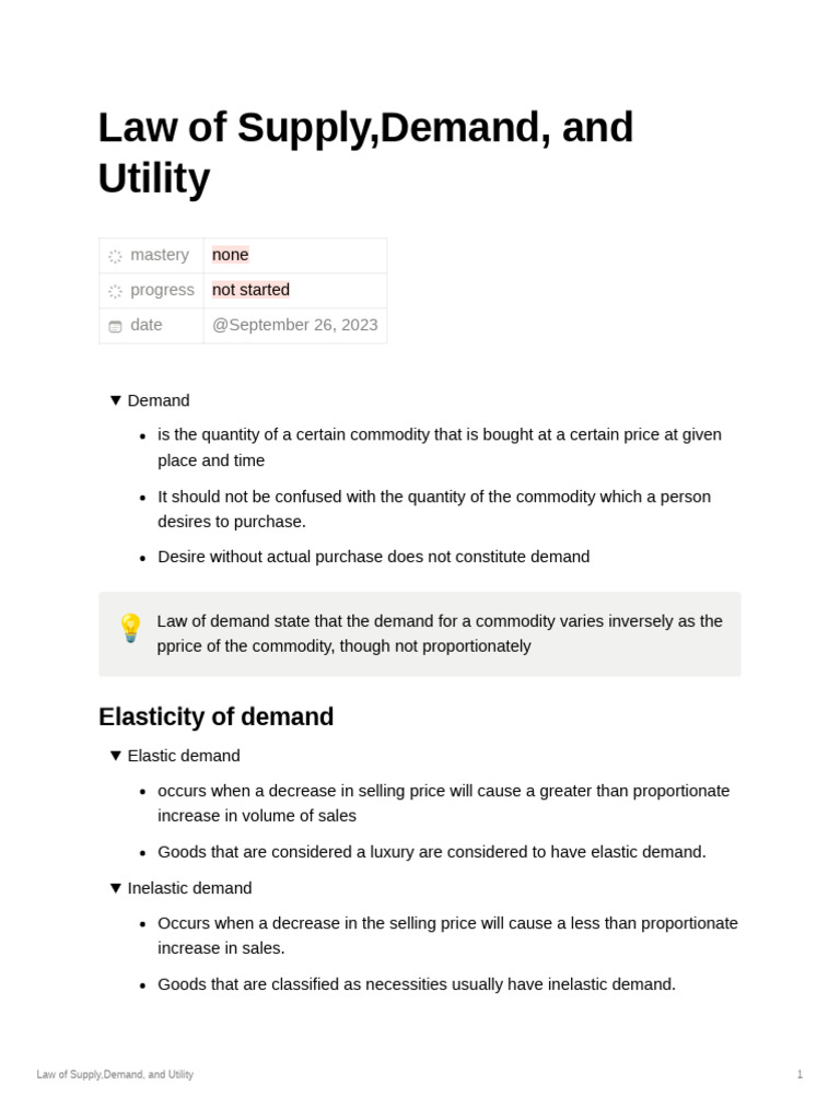Understanding Supply, Demand, and Utility | PDF | Demand | Supply ...