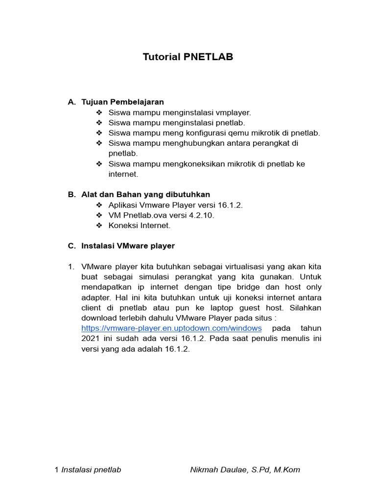 Install Pnet Lab | PDF