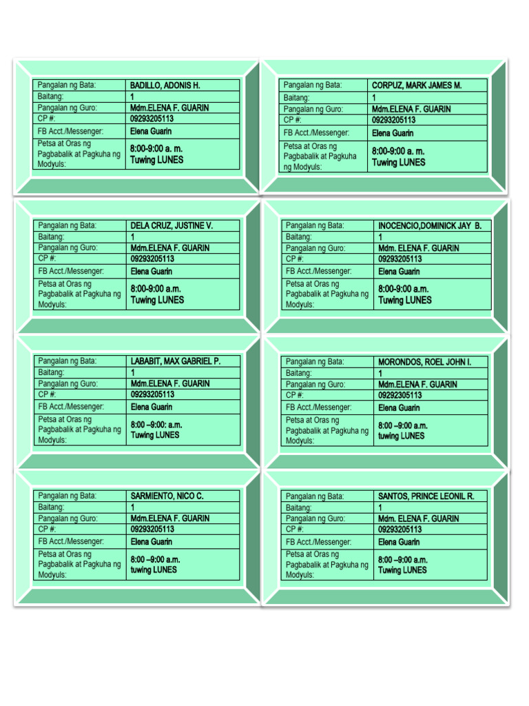 Attendace For Distribution-Retrieval of Modules Gr.3 | PDF