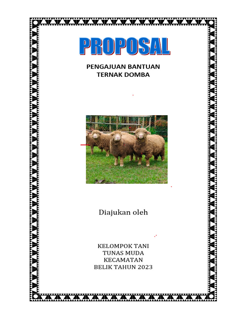 Proposal KT Tunas Muda | PDF