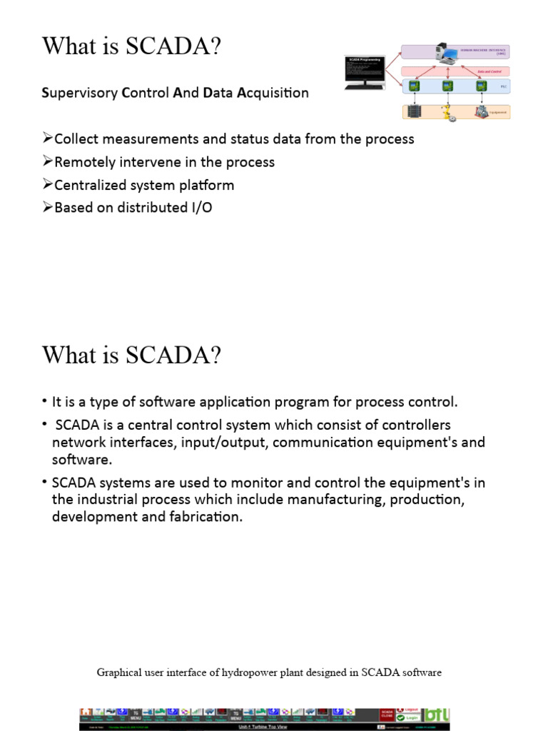 SCADA Slide | PDF | Scada | Computer Network