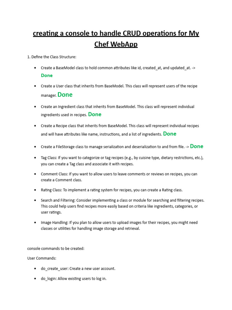 Recipe Manager Console Using Python | PDF | Command Line Interface ...
