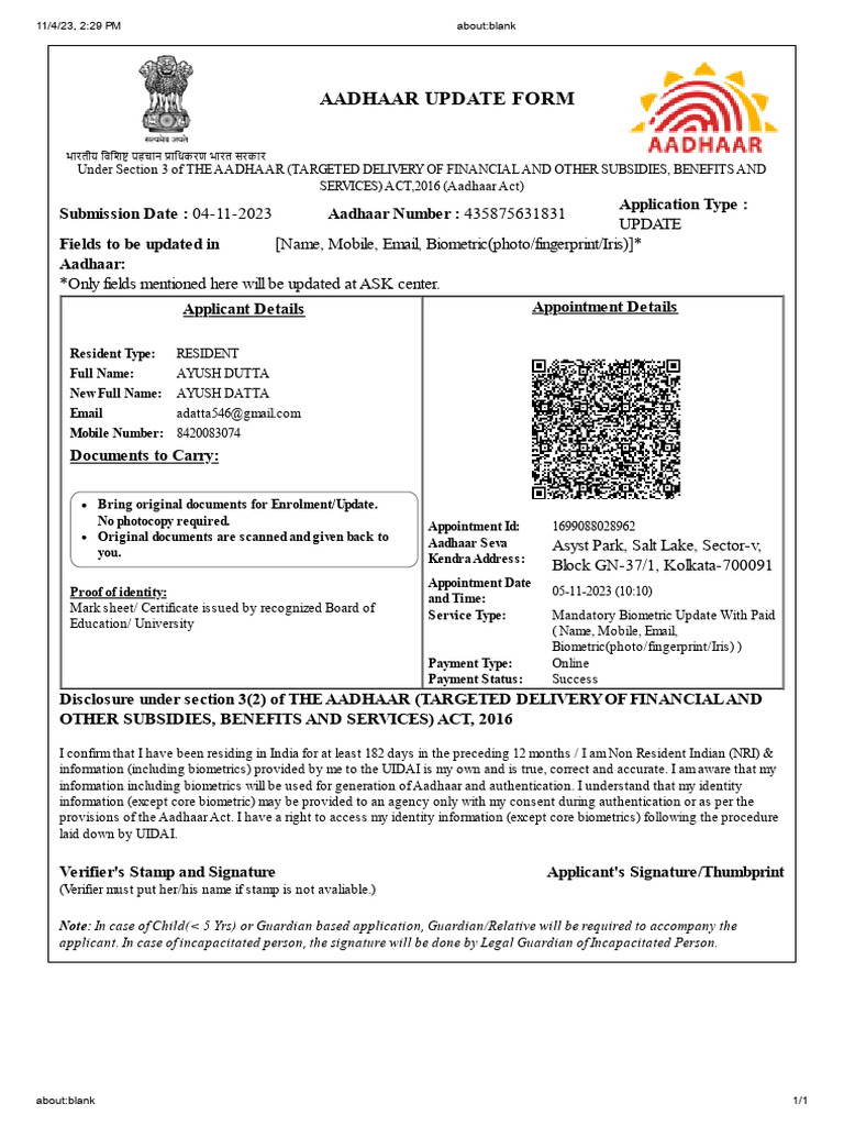 Application Form | PDF | Biometrics | Control (Social And Political)