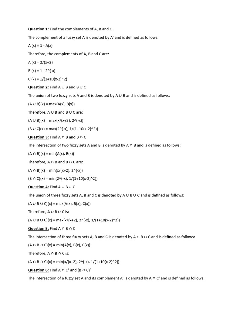 Fuzzy Logic Tutorial 2 | PDF | Fuzzy Logic | Mathematical Concepts