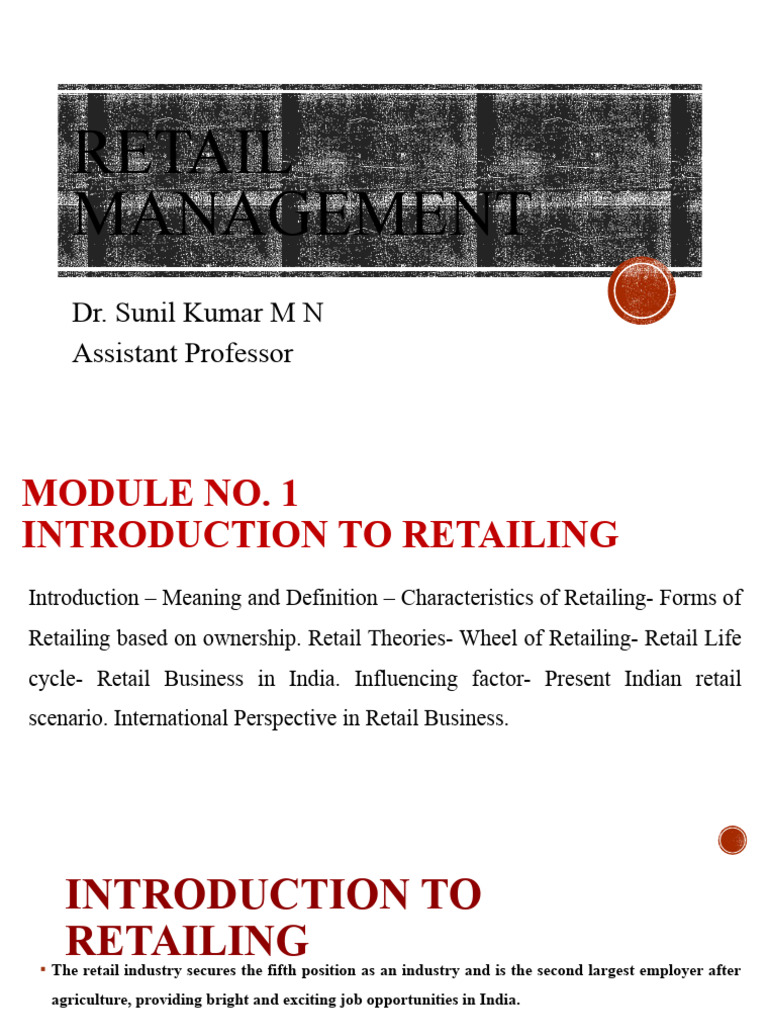 Unit 01 | PDF | Franchising | Retail