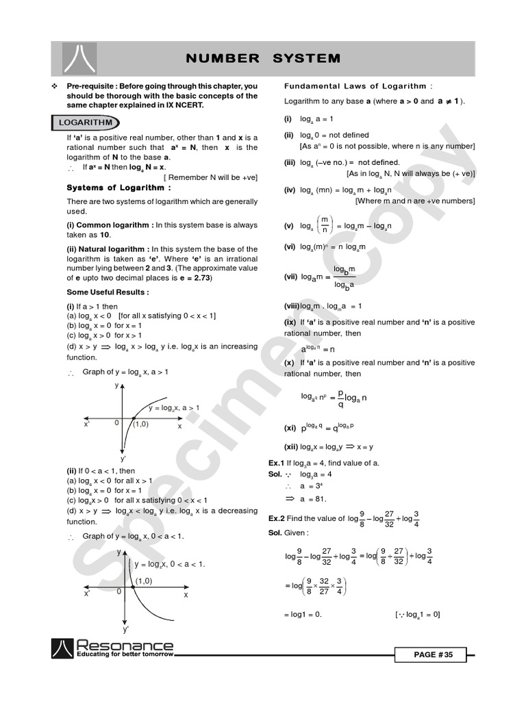 Number System Resonance Rmo-Nsejs | PDF | Numbers | Division (Mathematics)