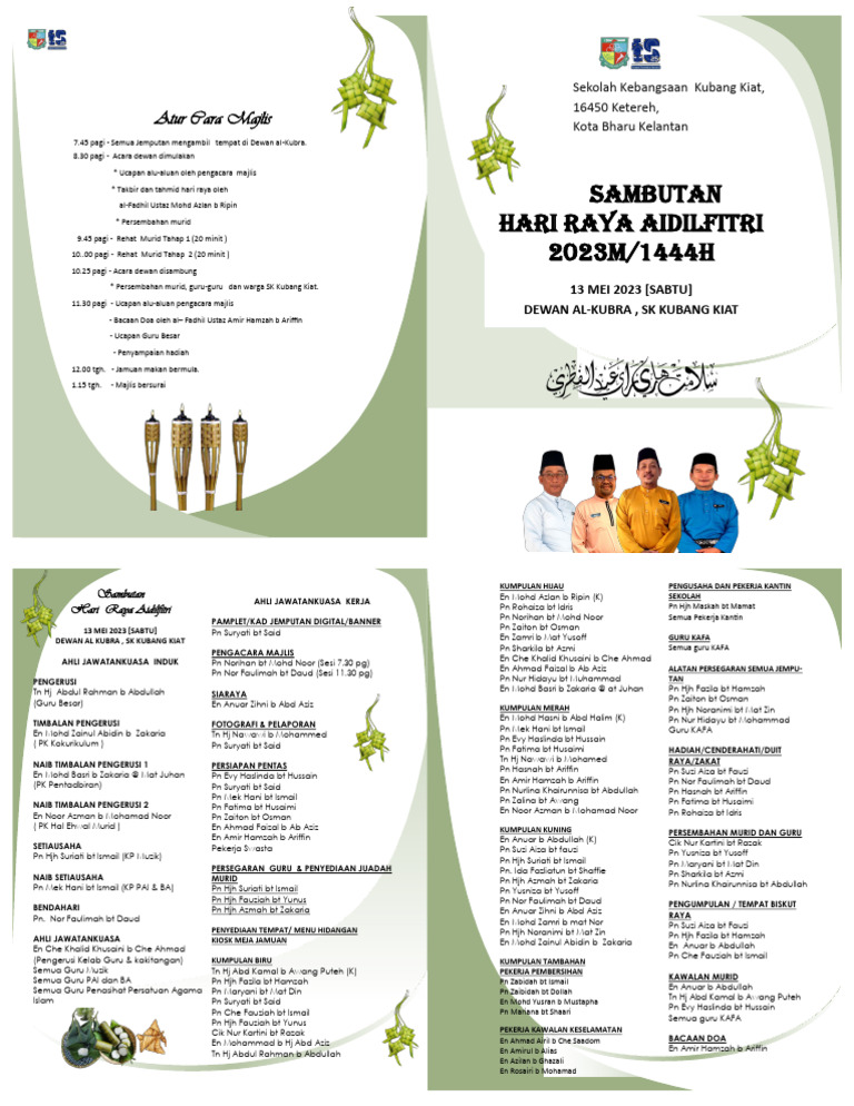 BUKU PROGRAM RAYA 2023 | PDF