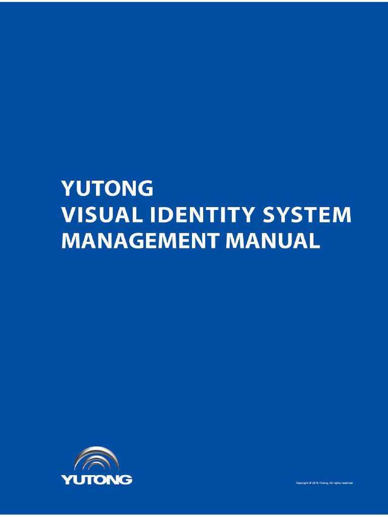 Yutong Visual Identity System Management Manual 2016 | PDF