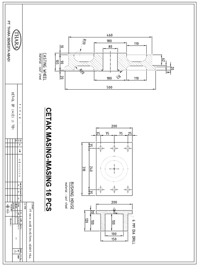 Roda Lori 10 Ton KEDIPI MILL Model | PDF