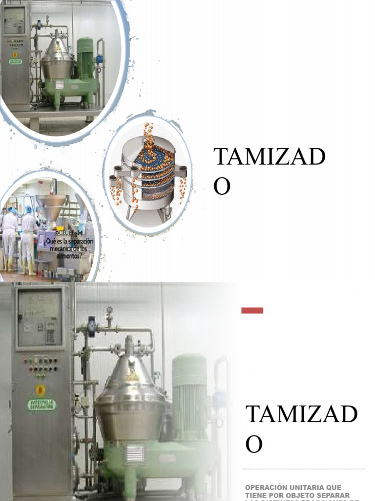Tamizado: Métodos y Factores Clave | PDF | Pi | Masa