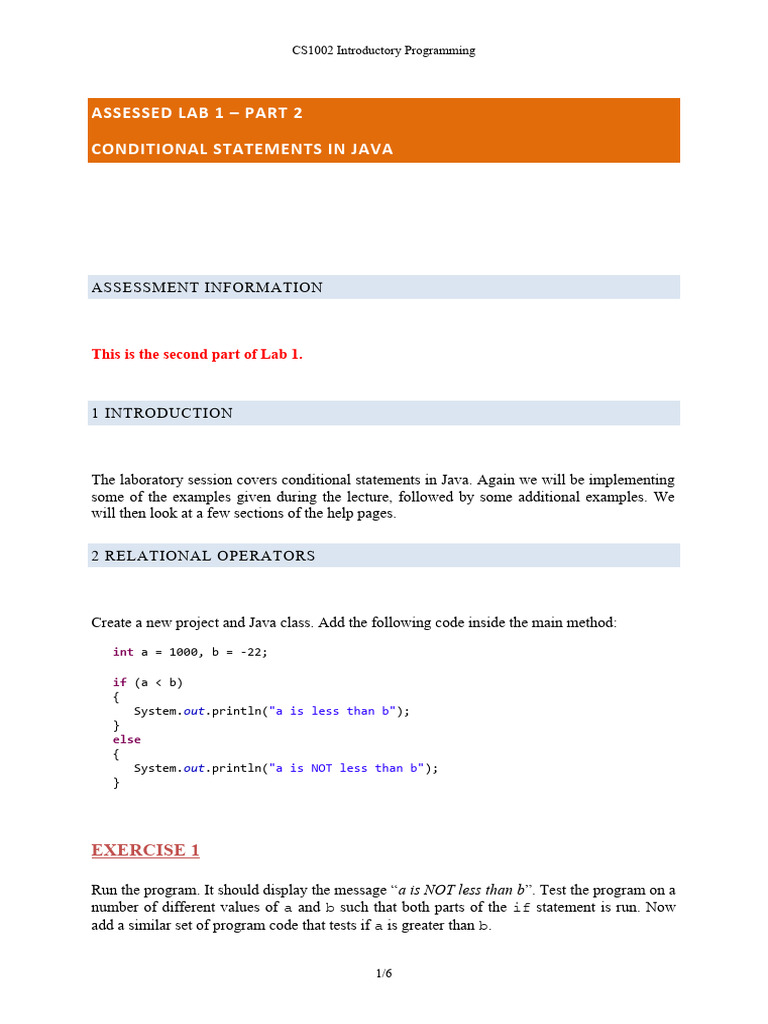 Assessed Lab 1 - Part 2 | PDF | Integer | Computer Engineering