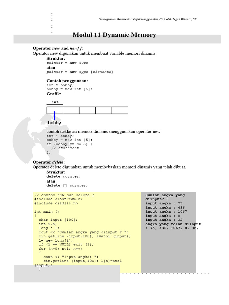 Modul Dynamic Memory Pdf