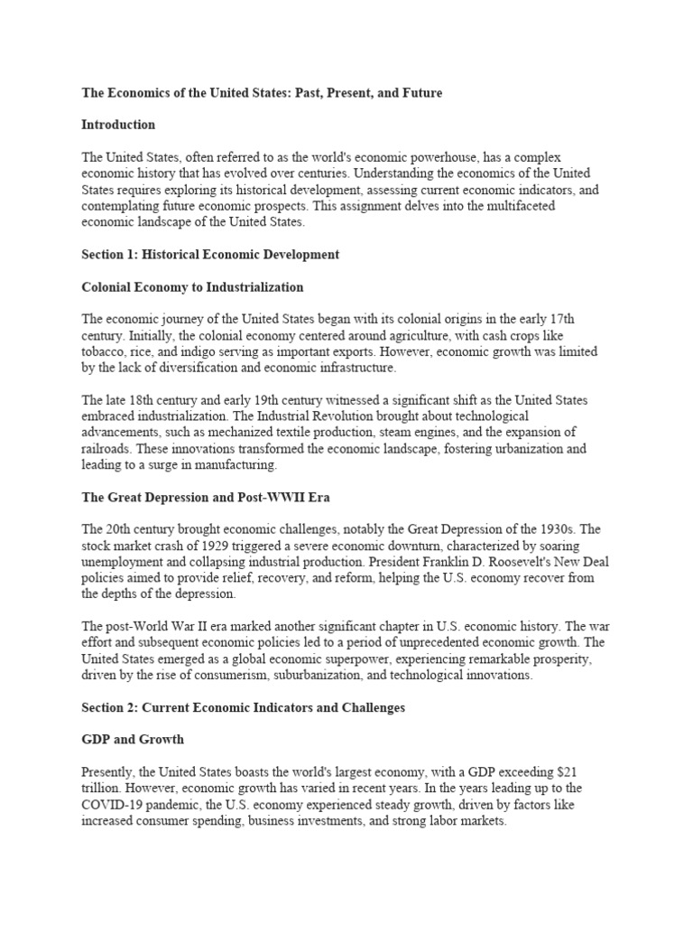 Economics of The United States | PDF | Inflation | Income Inequality In ...