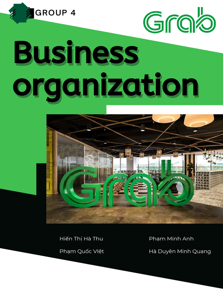 Group 4 - Grab Business Organization | PDF | Business | Economies