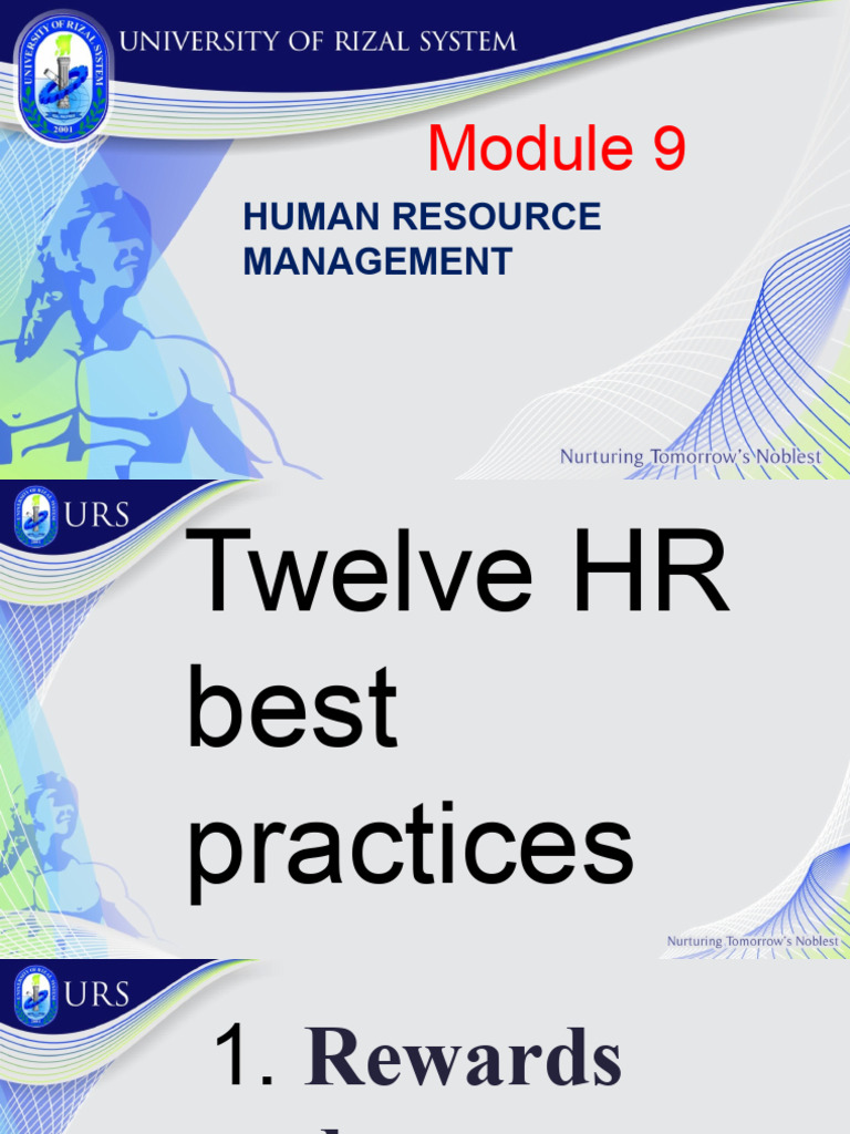 Module 9 HRM Best Practices | PDF | Employment | Human Resource Management