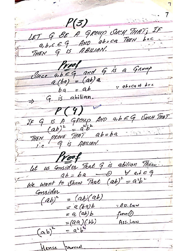 Group Theory (Notes by Usman Hamid) | PDF