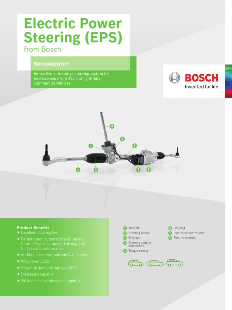 Electric Power Steering Line Card | PDF | Steering | Gear