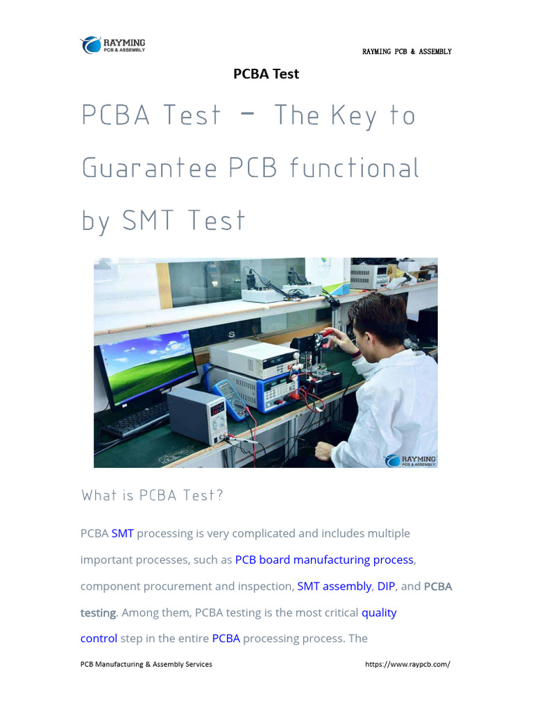 PCBA Test | PDF | Printed Circuit Board | Electronic Circuits