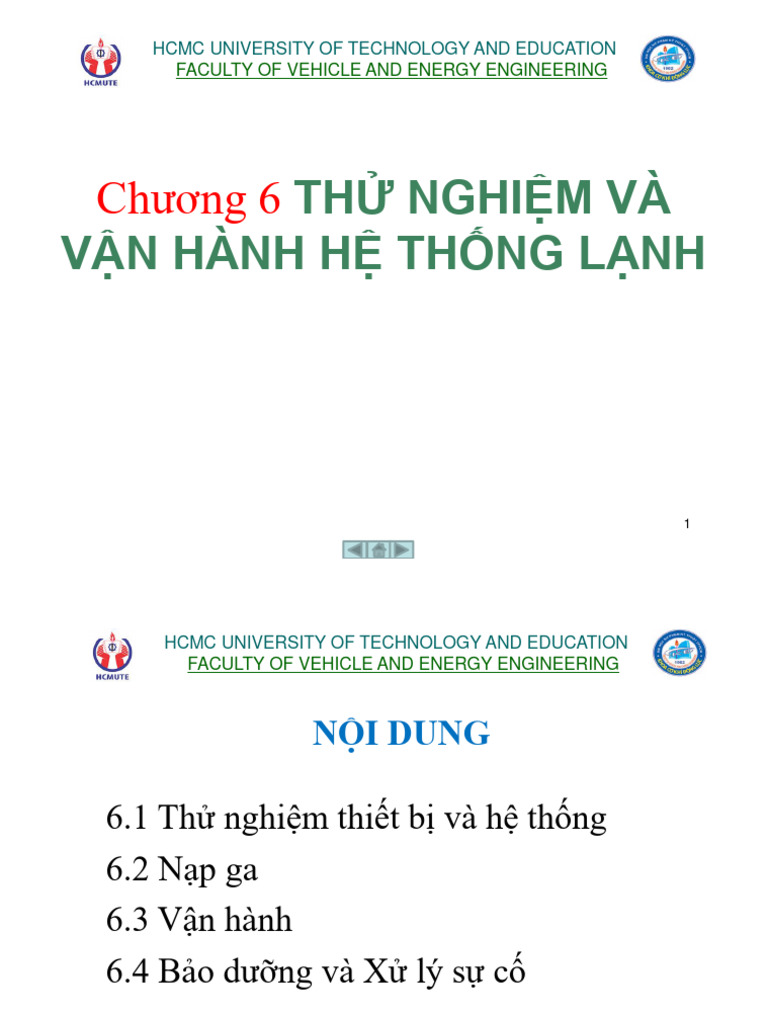C6-Thu Nghiem Va Van Hanh He Thong Lanh (Compatibility Mode) | PDF