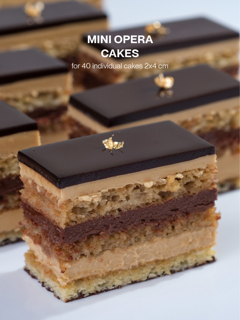 Mini Opera Cakes | PDF | Cakes | Foods