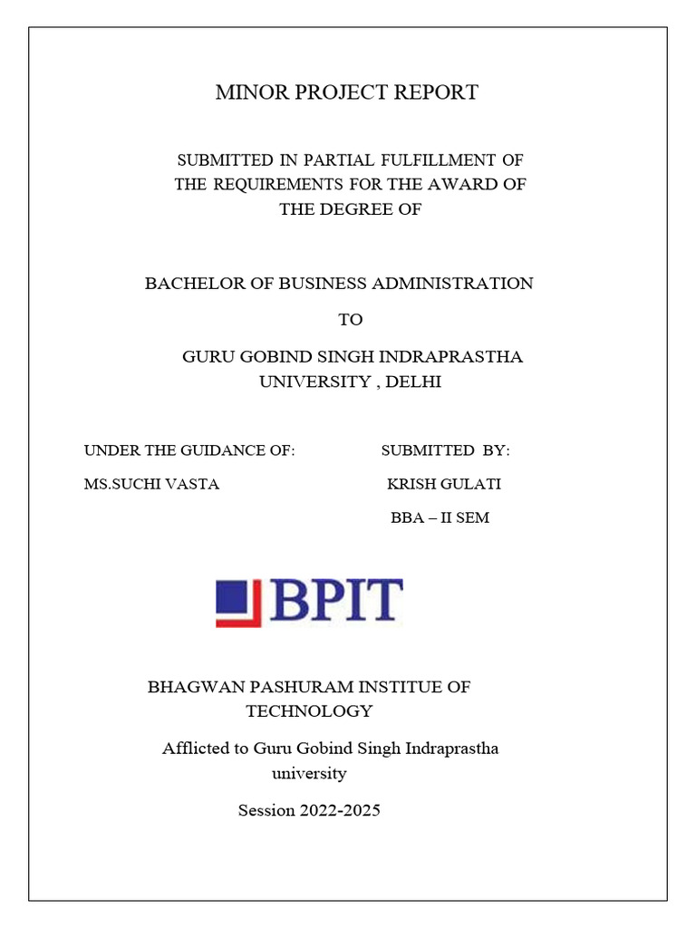 Minor Project Report | Download Free PDF | Power Station | Power (Physics)