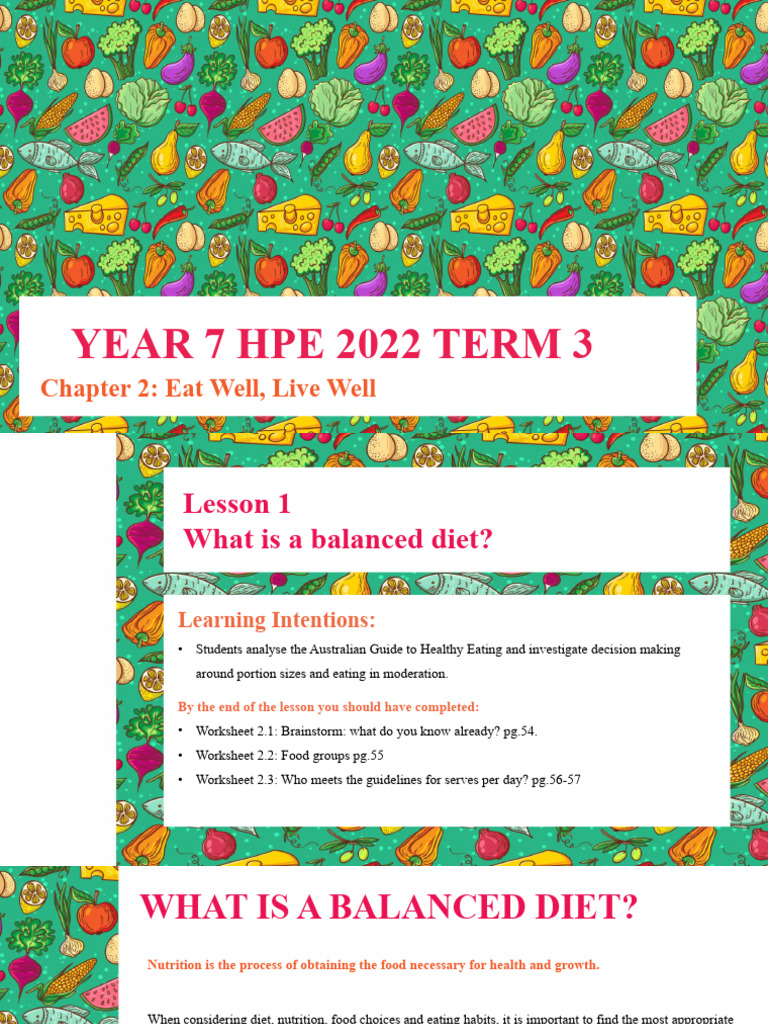 Balanced Diet and Nutrition Guide | PDF | Food Energy | Healthy Diet